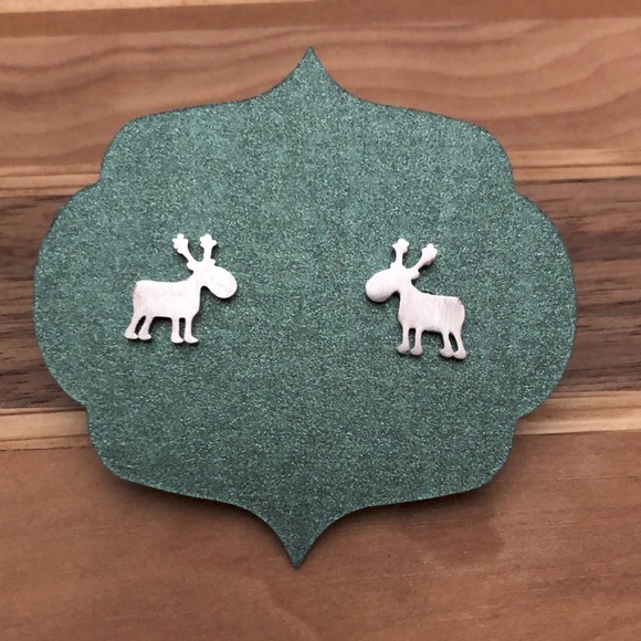 Jewelry | Moose Sterling Silver Stud Earrings | Poshmark